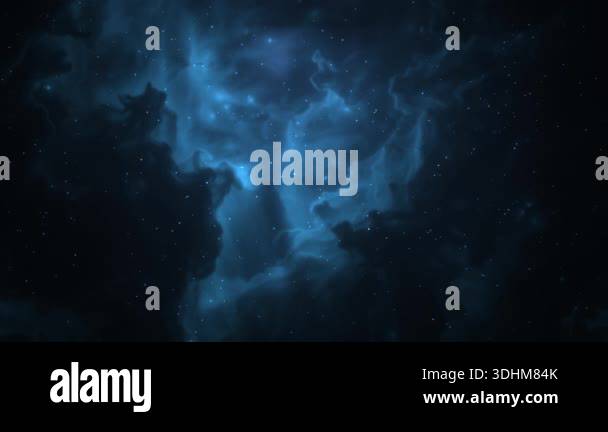 glowing particles in space background loop animated Stock Video Footage ...