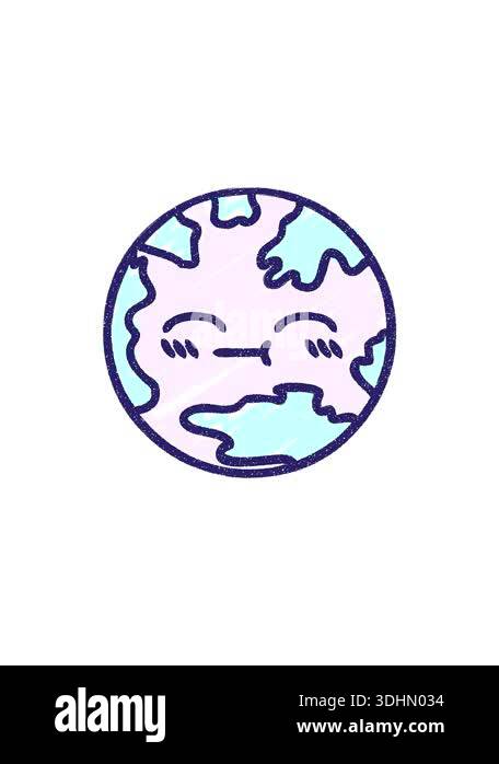 sales flash animation of Planet Earth Chalk Drawing Stock Video Footage ...