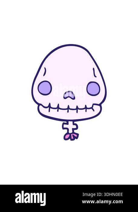 spinning motion animation of halloween skull Stock Video Footage - Alamy