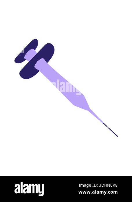 jiggle motion animation of medical syringe Stock Video Footage - Alamy