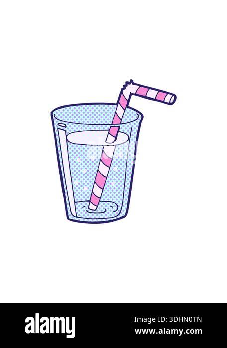 splitting effect animation of cartoon doodle Stock Video Footage - Alamy