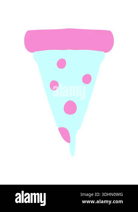 pixelize effect animation of melting pizza Stock Video Footage - Alamy