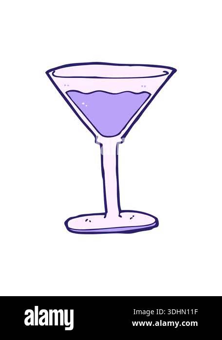 pixelize effect animation of cocktail cartoon Stock Video Footage - Alamy