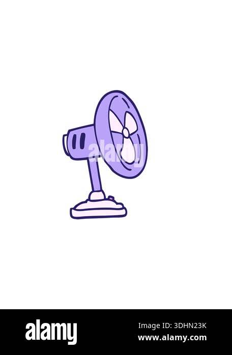 horizontally vibrating animation of hand drawn doodle style cartoon ...