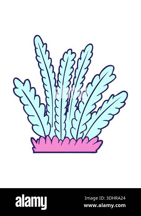shaking motion animation of cartoon growing plants Stock Video Footage ...
