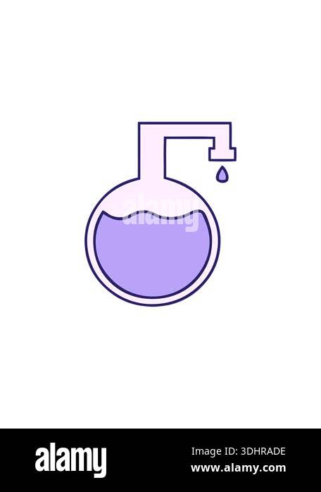 sales flash animation of cartoon of a science experiment Stock Video ...