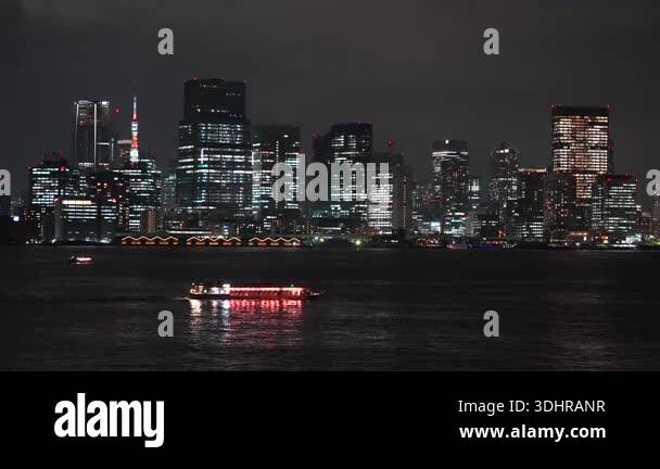 Tokyo bay area night view Stock Videos & Footage - HD and 4K Video ...