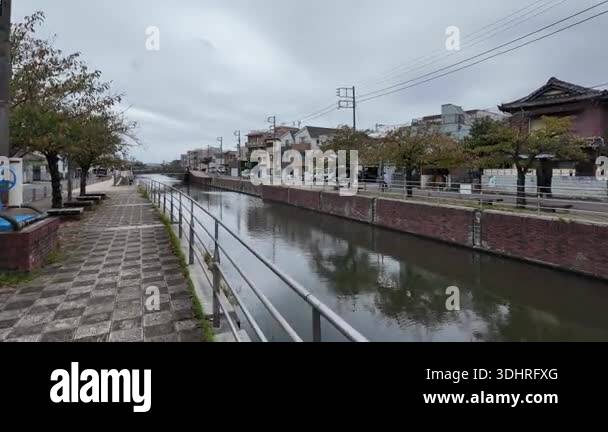 Sakai River, Japan Chiba Landscape 2024 Stock Video Footage - Alamy