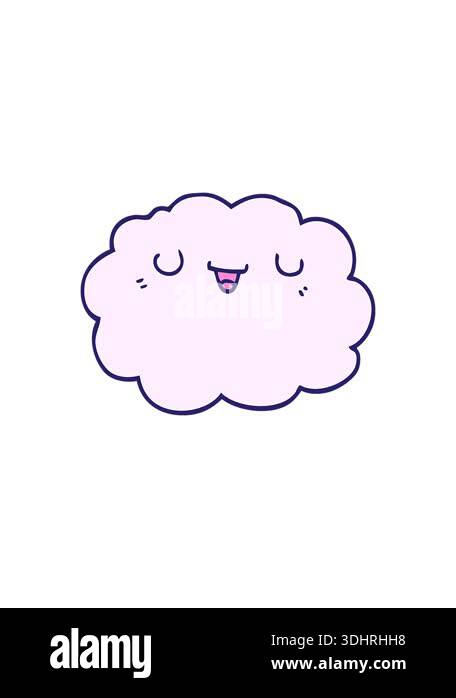 sales flash animation of cartoon cloud Stock Video Footage - Alamy