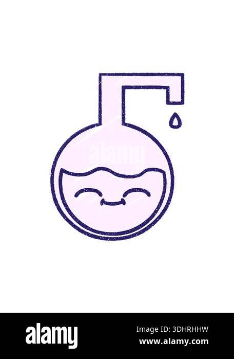 popping motion animation of a Science Experiment Chalk Drawing Stock ...