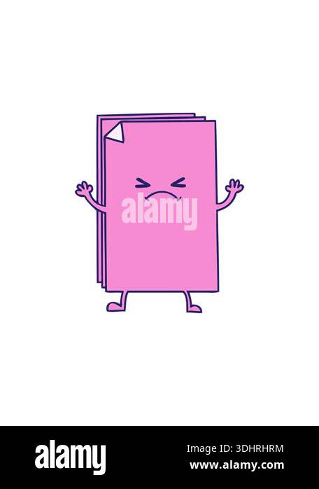 starburst effect animation of hand drawn quirky cartoon cross paper ...