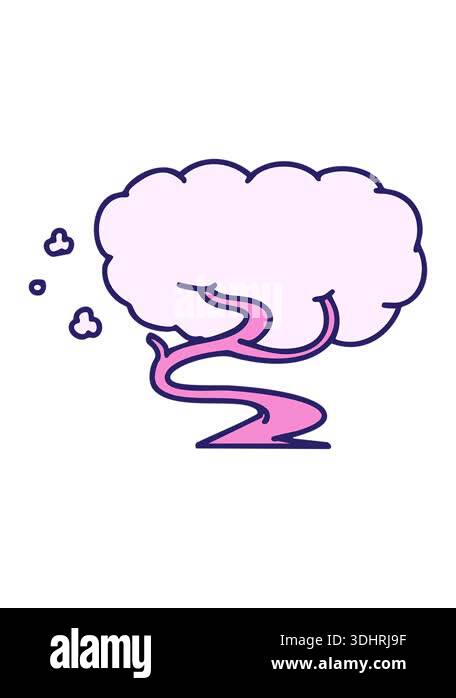 shine light effect animation of a japanese cherry blossom tree in bloom ...