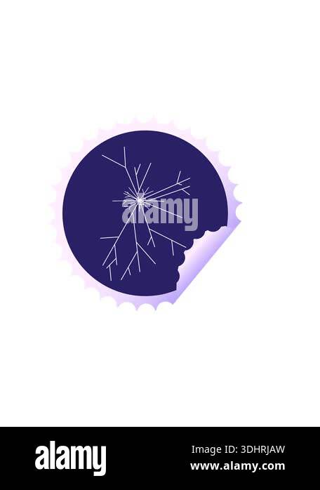 horizontally vibrating animation of cracked screen graphic vector ...