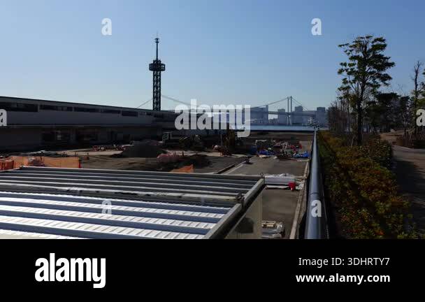Tokyo Harumi Port Park January 2025 Stock Video Footage - Alamy