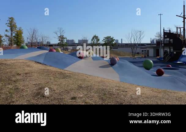 Tokyo Harumi Port Park January 2025 Stock Video Footage - Alamy