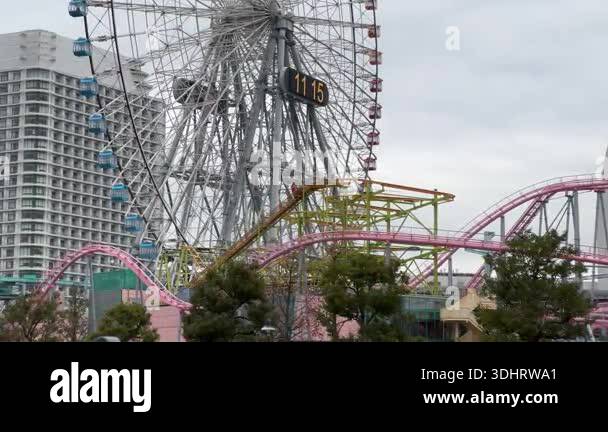 Yokohama Cosmoworld Amusement Park 2023 Stock Video Footage - Alamy