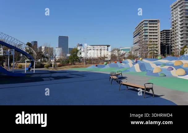 Tokyo Harumi Port Park January 2025 Stock Video Footage - Alamy