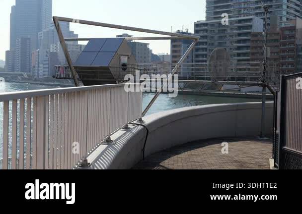 Reiganjima Water Level Observatory, Japan Tokyo 2025 Stock Video ...