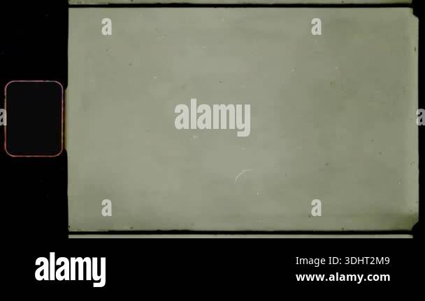 Vintage 8mm Film Overlay with Analog Celluloid Grain, Sprocket and ...