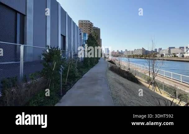 River side Promenade in Japan 2024 Stock Video Footage - Alamy