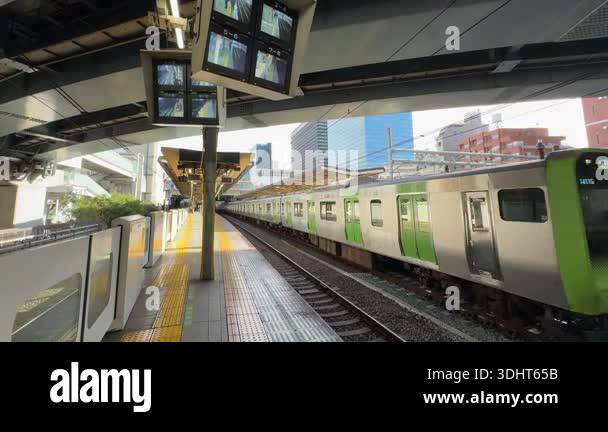 Railway Yamanote Line, Japan Tokyo Stock Video Footage - Alamy