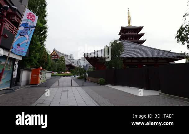 Asakusa, Japan Tokyo Early Morning 2025 Stock Video Footage - Alamy