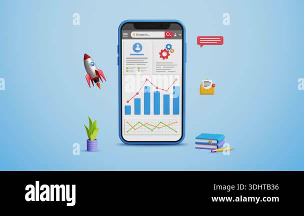 Mobile kpi analytics dashboard Stock Videos & Footage - HD and 4K Video ...