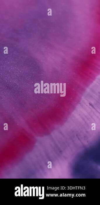 Vertical video. Liquid marble texture. Ripple fluid. Blur blue purple ...