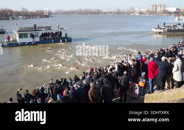 Sremska Mitrovica, Serbia, 19 January 2026: Christian Orthodox Priest ...