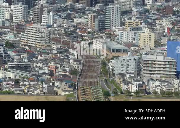 Ichikawa i-link town Observation deck in Japan 2023 Stock Video Footage ...