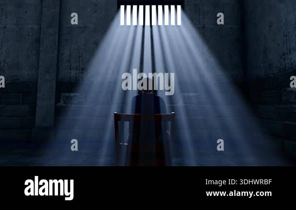 Back view of prisoners in prison Stock Video Footage - Alamy