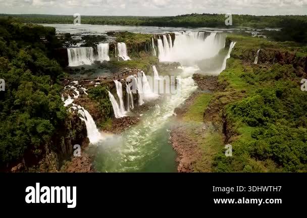 Iguazu Falls in Argentina - Brasil Border is one of the Natural Seven ...