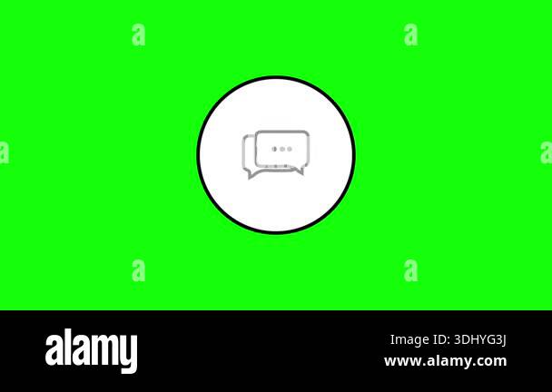 Contact Call Notification Icons animation Set, Clean and simple symbol ...
