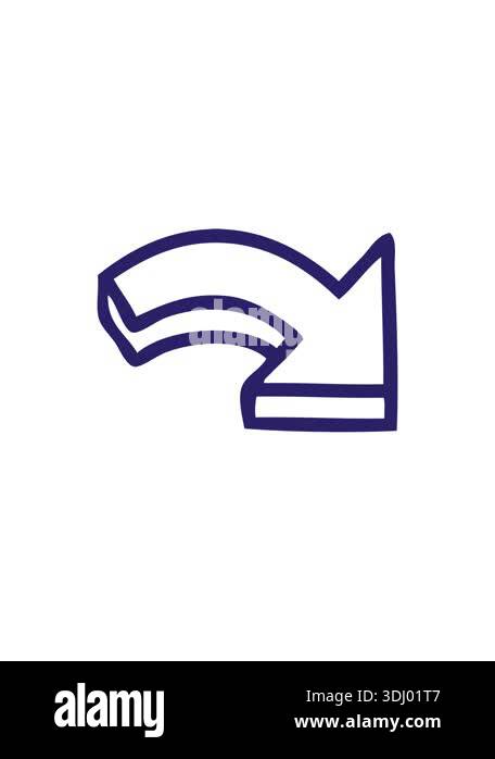 starburst effect animation of line drawing cartoon of a directional ...