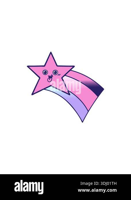 sales flash animation of gradient shaded drawing of a shooting rainbow ...