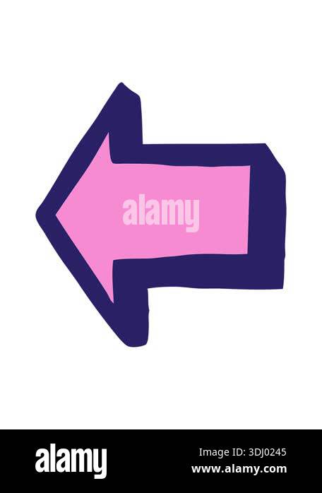 shine light effect animation of cartoon drawing of a pointing arrow ...