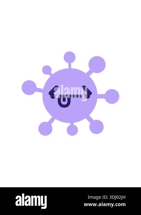 starburst effect animation of defeated virus Stock Video Footage - Alamy