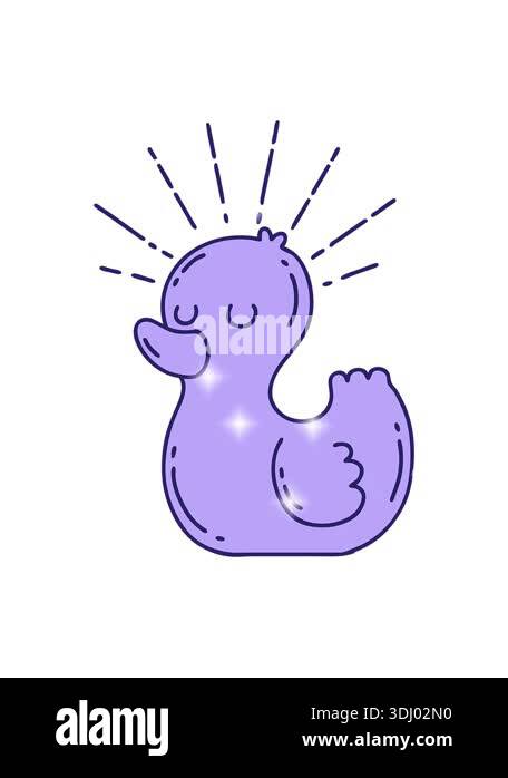 glitter effect animation of rubber duck Stock Video Footage - Alamy