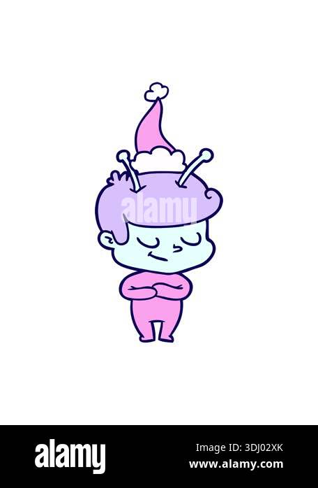 neon light effect animation of friendly hand drawn line drawing of a ...