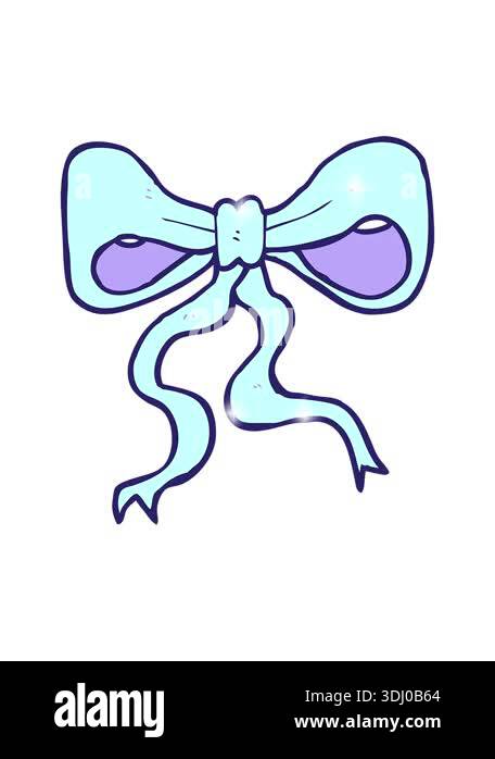 glitter effect animation of cartoon bow Stock Video Footage - Alamy