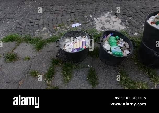 Overflowing litter bins on Stock Videos & Footage - HD and 4K Video ...