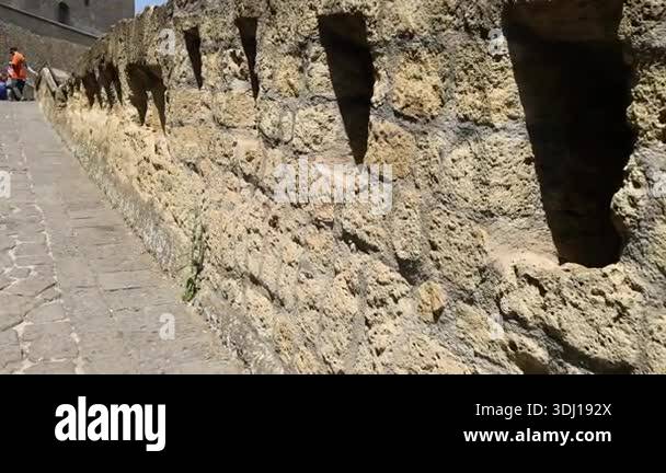 Walk along historic stone wall Stock Videos & Footage - HD and 4K Video ...