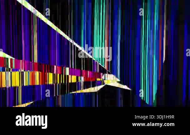 TV LCD Screen glass breaking into pieces. Realistic Electronic Device ...