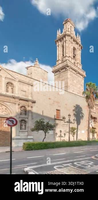 Plaza Tetuan timelapse hyperlapse with the Santo Domingo Convent in ...