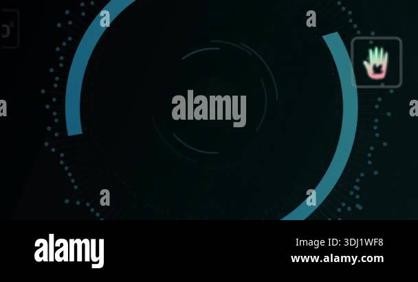 On start dots forming ring, arcs assembling firewall icon appearing ...