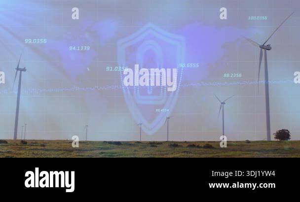 Numeric values appearing over turbines causing shield and padlock ...