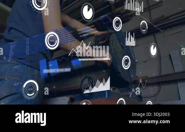 Technician adjusting lever and knobs while initiating virtual data ...