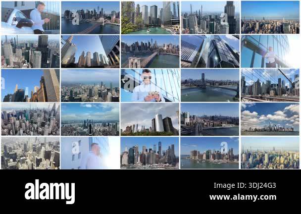 Young entrepreneur enjoying wealth and success with the New York City ...