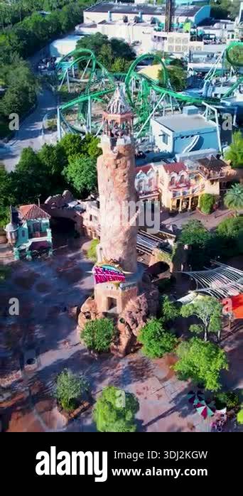 Orlando Florida. Orlando United States. Panoramic aerial view of ...