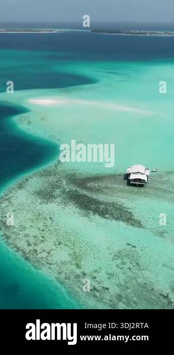 Los Roques Archipelago Venezuela. Panorama landscape of paradisiac ...